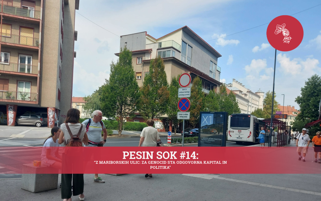 PESIN SOK Z MARIBORSKIH ULIC: ZA GENOCID SO ODGOVORNI VOJAŠKI ...
